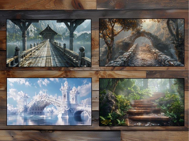 3100 Bridge Crossings Battlemaps and Backgrounds (dnd Compatible ...