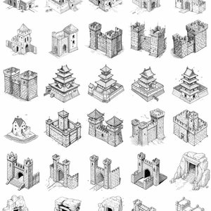 Brushes for Fantasy Map Making - 400 Pcs. Location Brushes. Perfect for ...