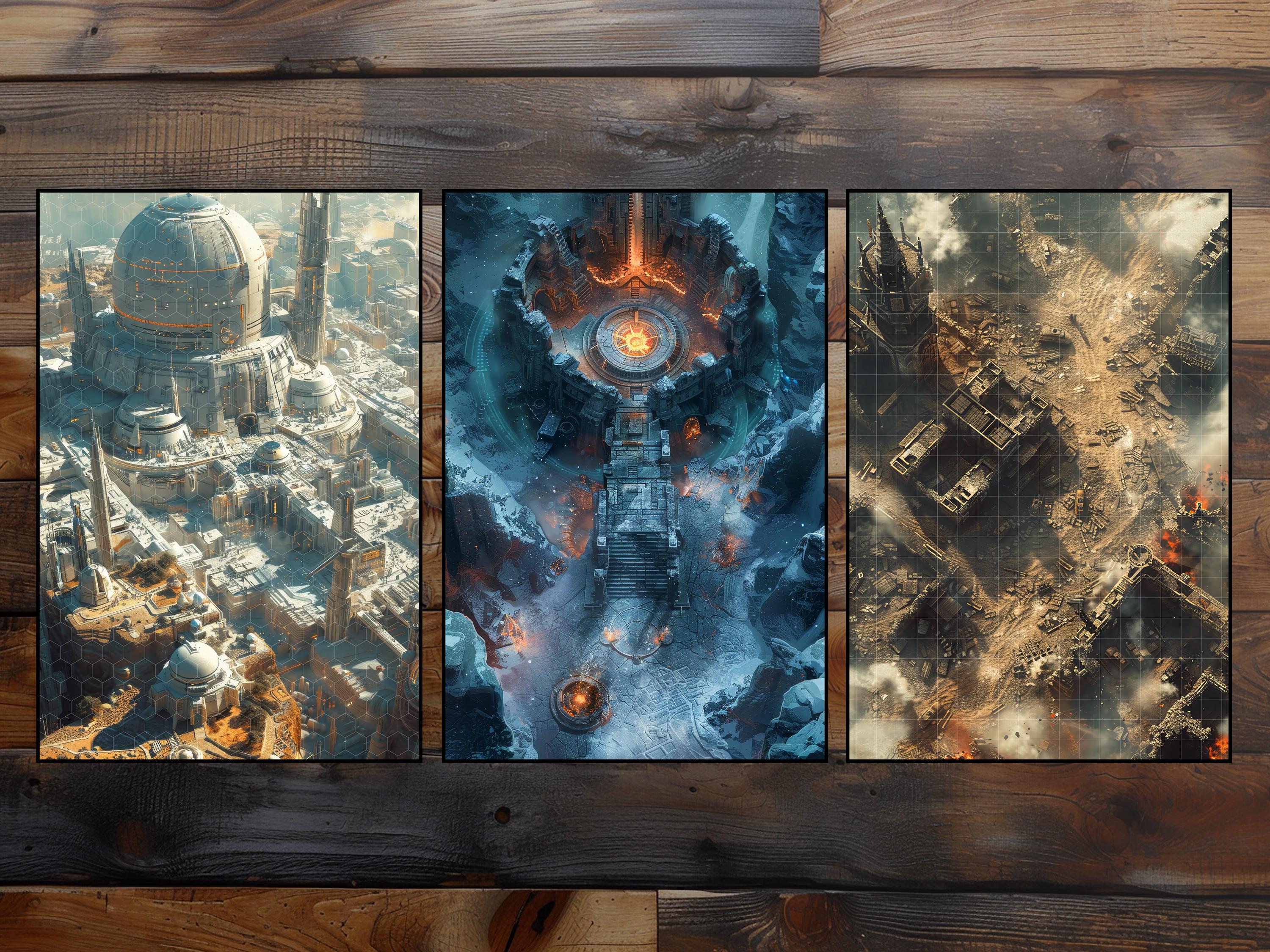 3100 Science‑fiction (sci-fi) Battlemaps and Backgrounds (dnd ...