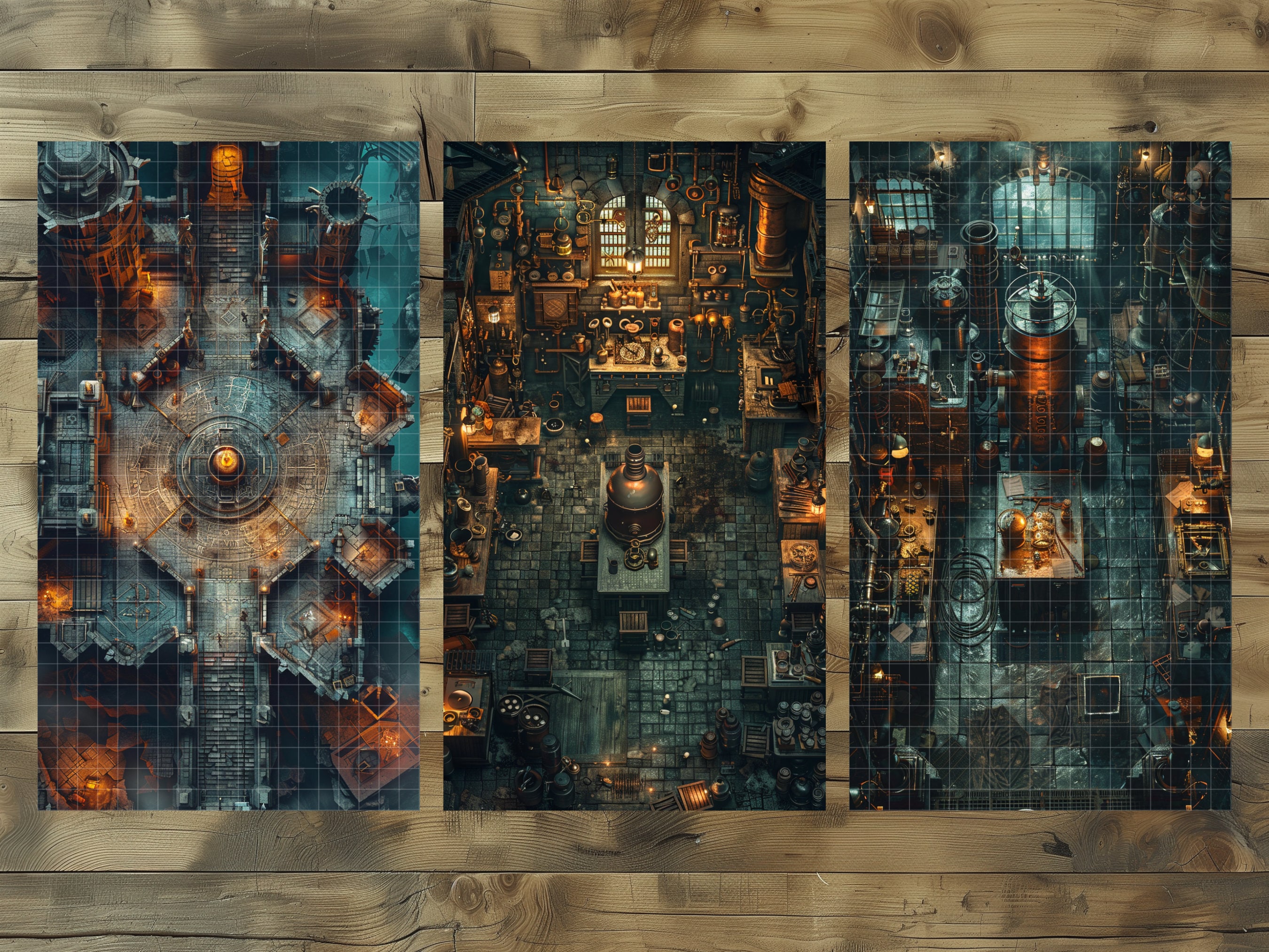 Dungeons and Dragons Battlemaps & Backgrounds in Alchemist's Lab Theme ...