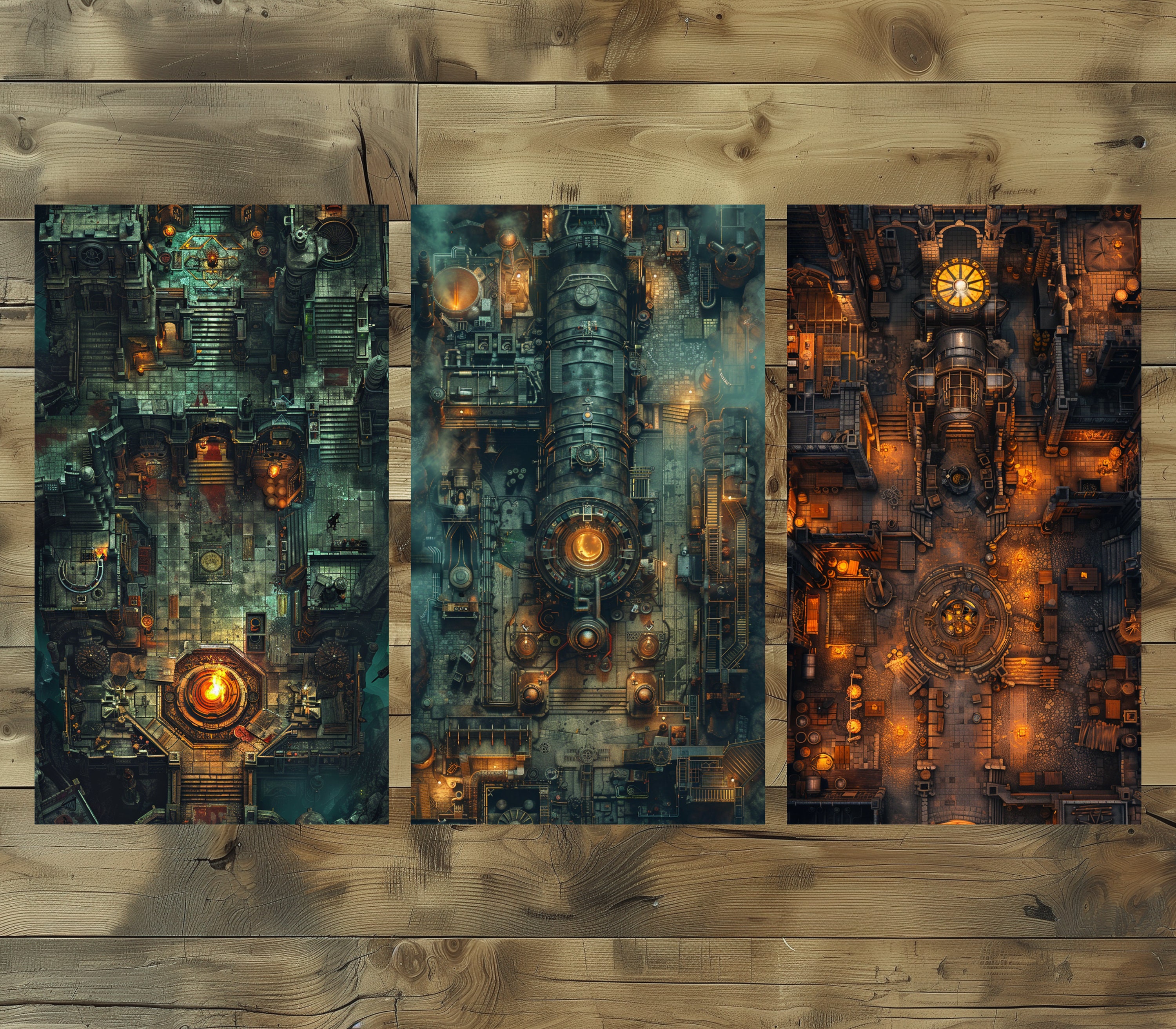 Dungeons and Dragons Battlemaps & Backgrounds Bundle Digital RPG Maps ...