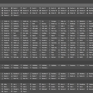 Brushes for Fantasy Map Making - 400 Pcs. Location Brushes. Perfect for ...