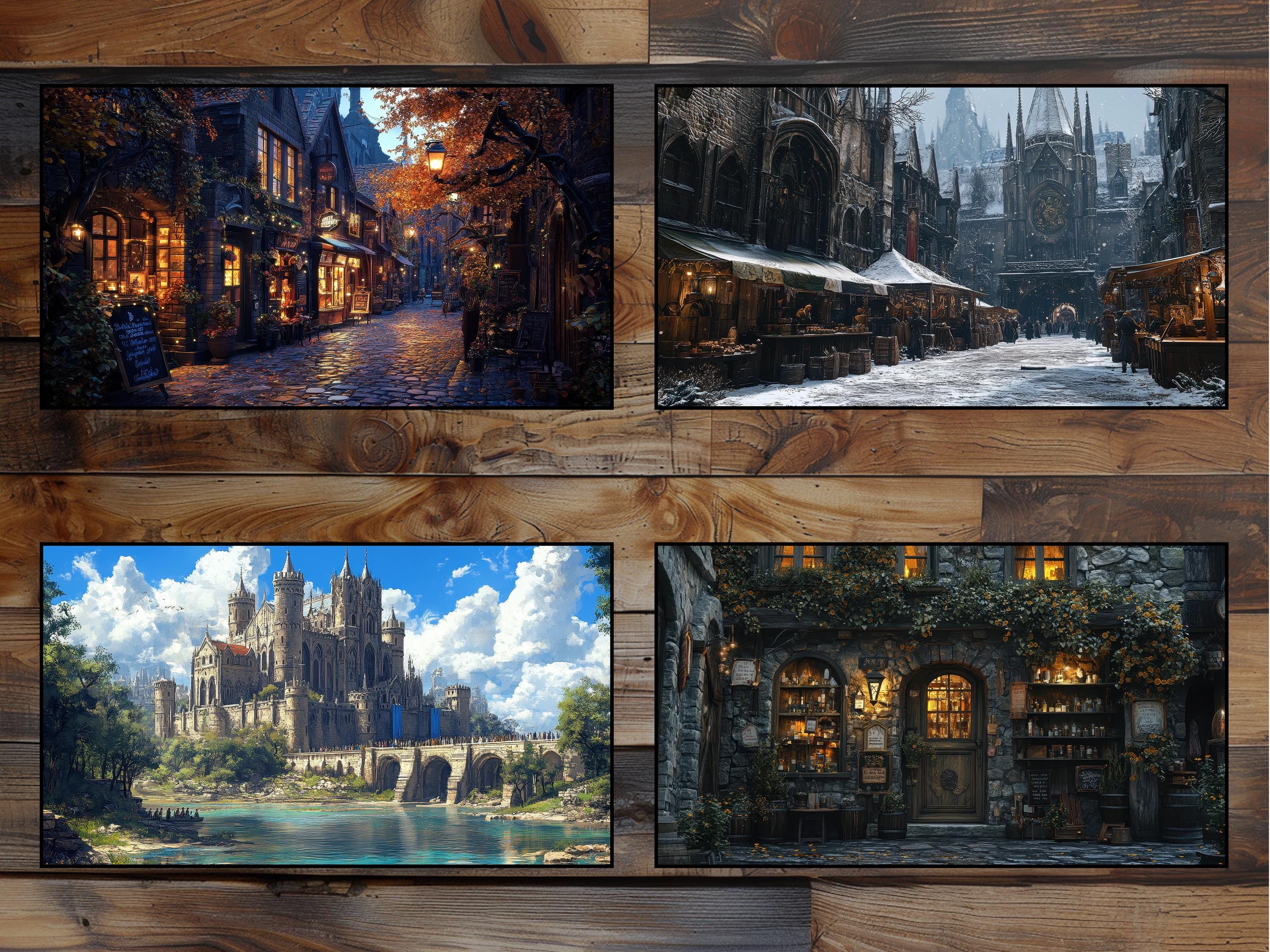 16,000+ Fantasy Backgrounds Bundle (ultra HD) for Dnd/ttrpg Backstories ...