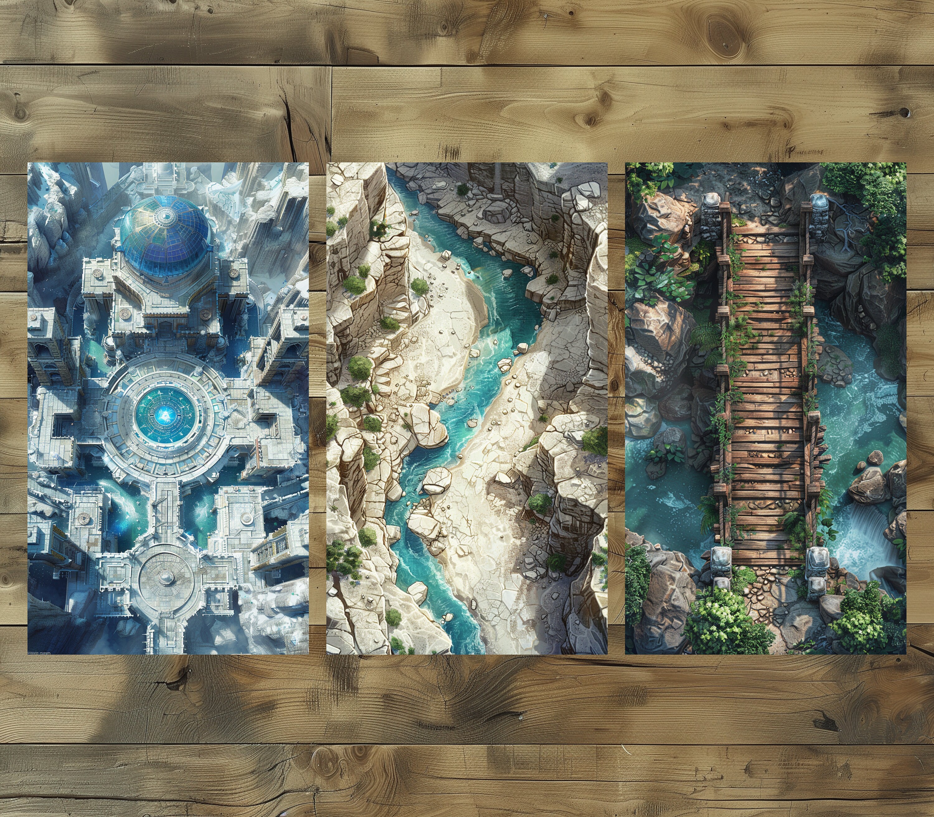 Dungeons and Dragons Battlemaps & Backgrounds Bundle Digital RPG Maps ...