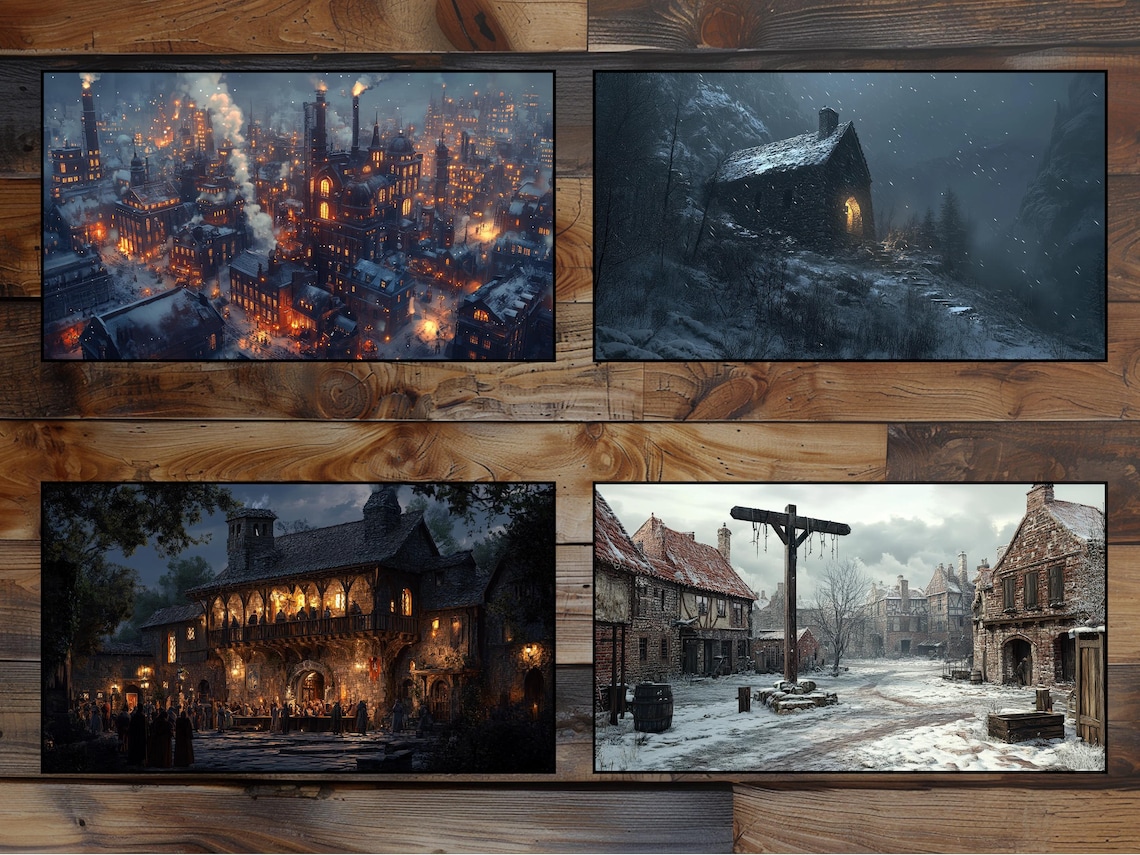 16,000+ Fantasy Backgrounds Bundle (ultra HD) for Dnd/ttrpg Backstories ...