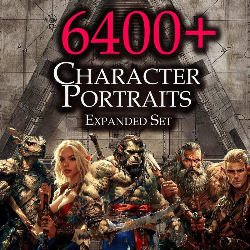 Rpg Character Portraits - Etsy