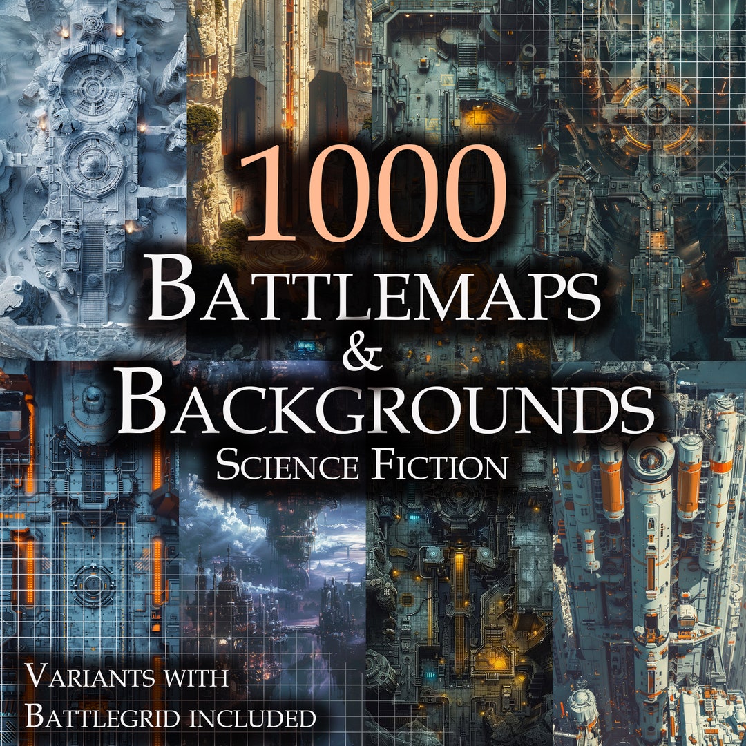 Dungeons and Dragons Battlemaps & Backgrounds in Science Fiction Theme ...