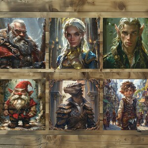 1000+ Character Portraits – Core Set (dnd Compatible) Digital Printable ...