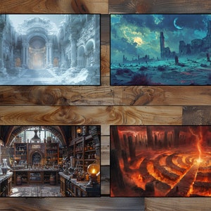 Dungeons and Dragons Compatible Battlemaps & Backgrounds Bundle ...