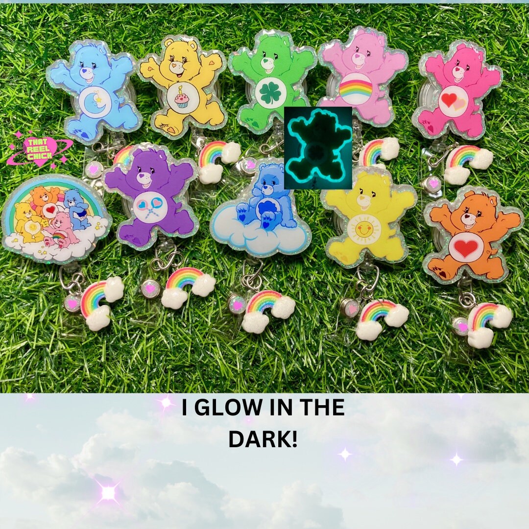 Care Bear Badge Reel, Cartoon Badge Reel, Pediatrics Badge Reel, Gifts ...