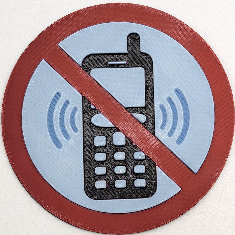Cell Phone Sign - Etsy