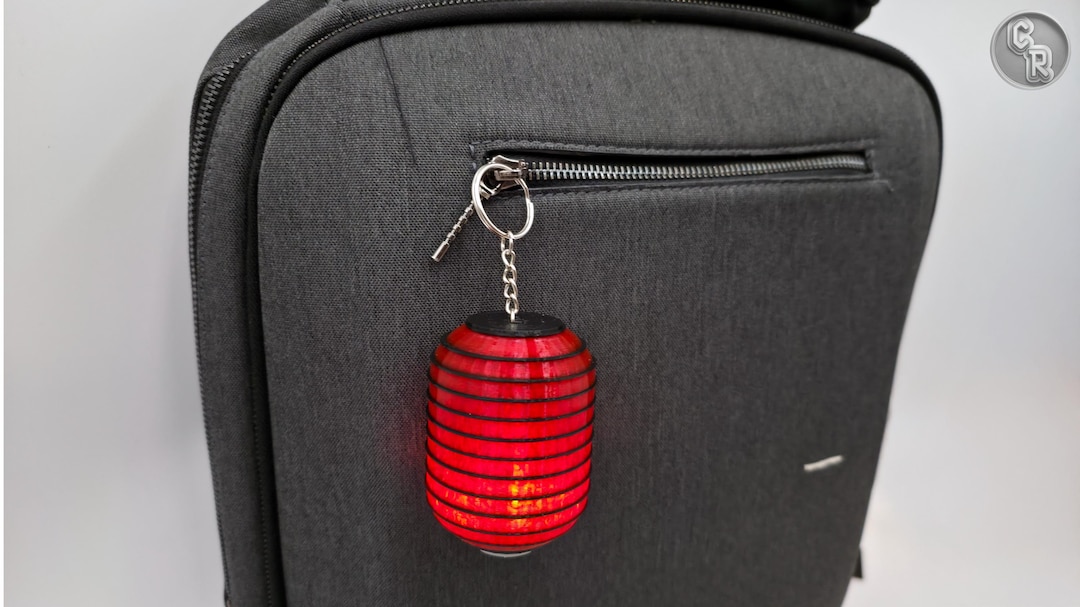 Rechargeable Paper Lantern Keychain Light - Water-resistant, Shockproof ...