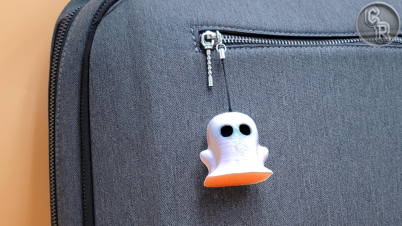 Mini Ghost Keychain - Spooky Halloween Bag Hanger & Accessory ...