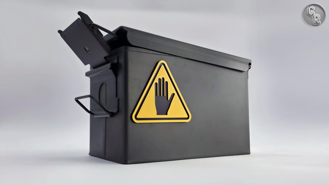 Halt Hand Warning Magnet: Do Not Enter Safety Sign - Etsy