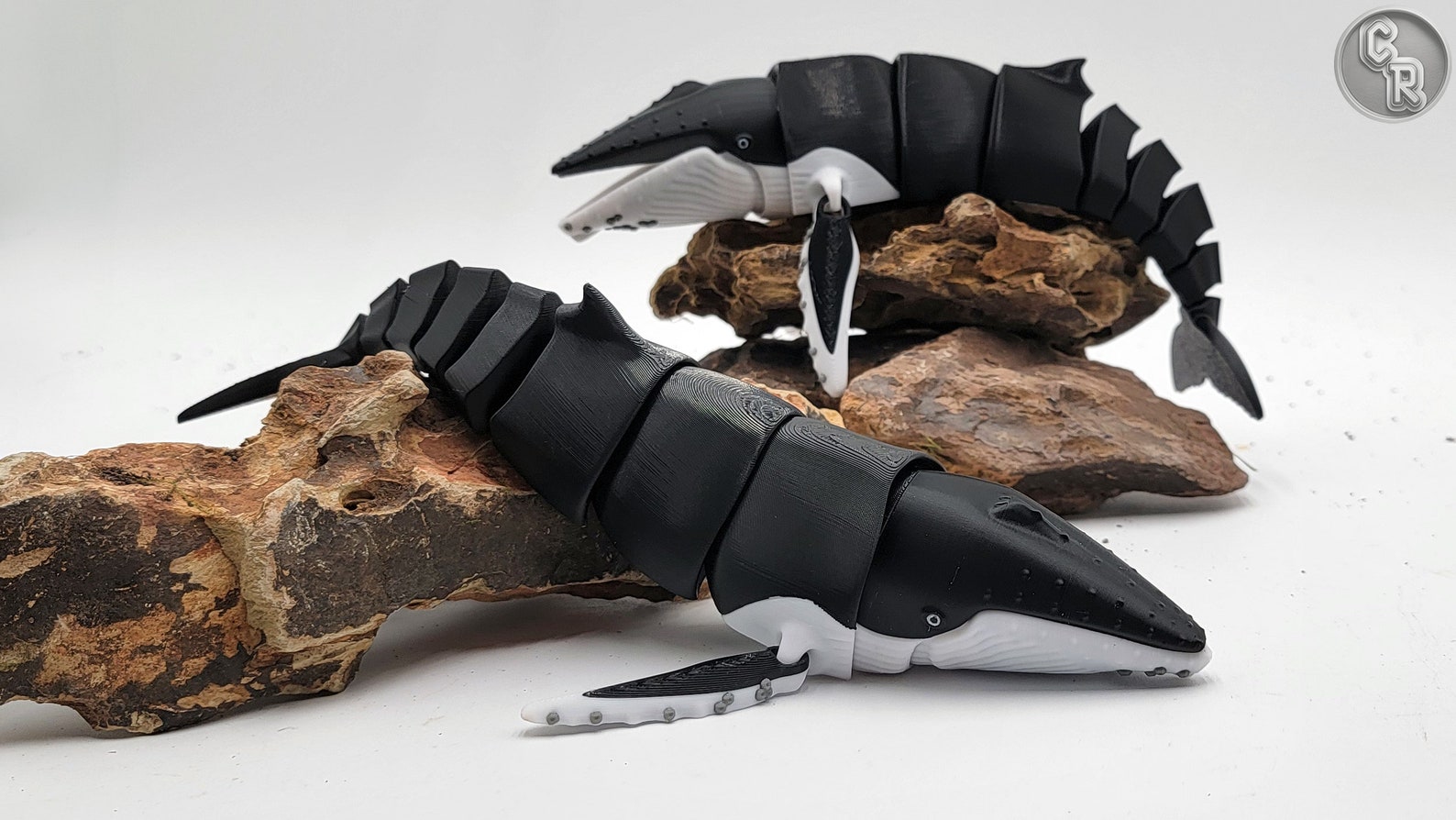 Flexible 3D Printed Humpback Whale Toy - Unique Marine Biology Gift ...