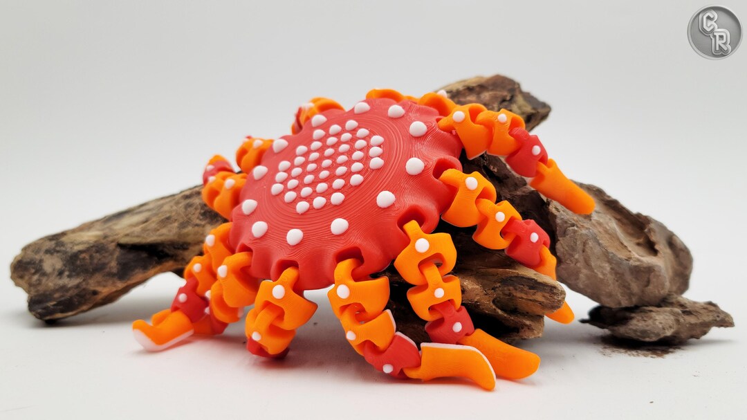 Articulated Sunstar Fidget Toy: 3D Printed Ocean Lover Gift - Etsy