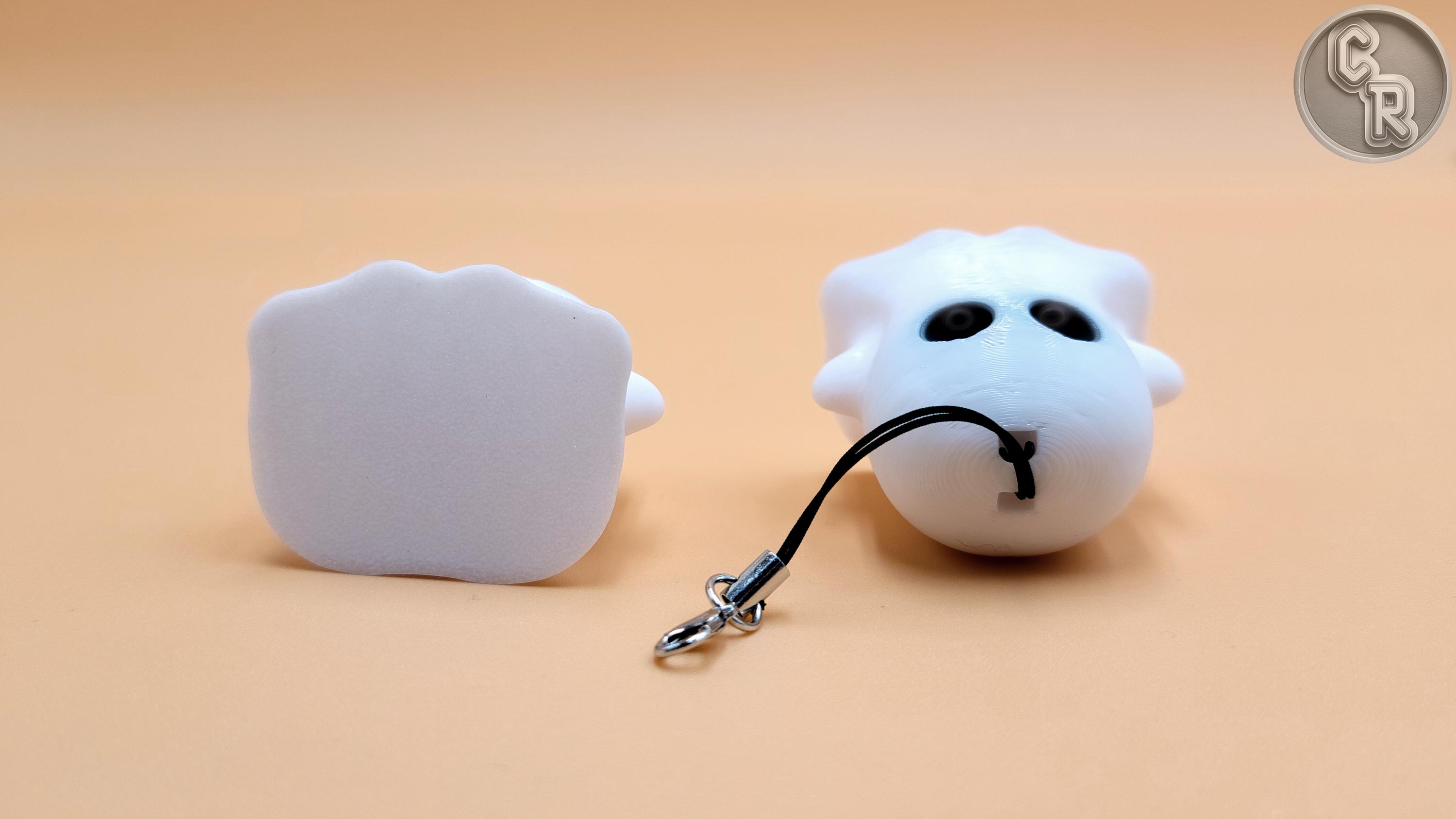 Mini Ghost Keychain - Spooky Halloween Bag Hanger & Accessory ...