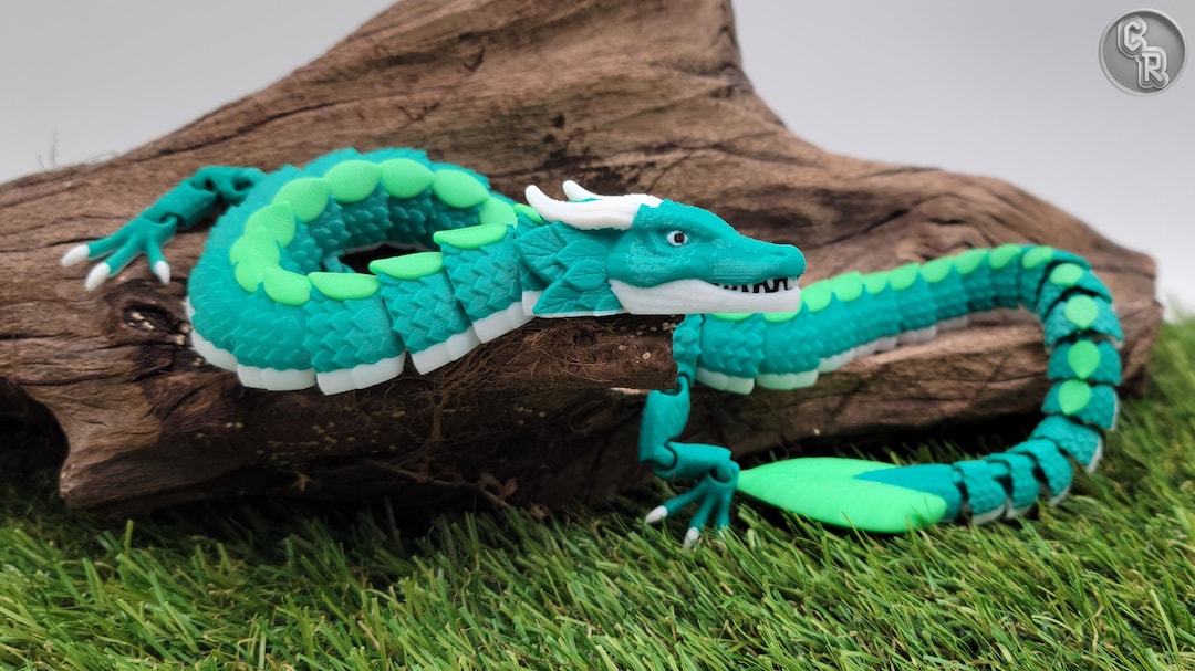 Flexible Leaf Dragon Fidget: 3D Printed Sensory Toy - Etsy