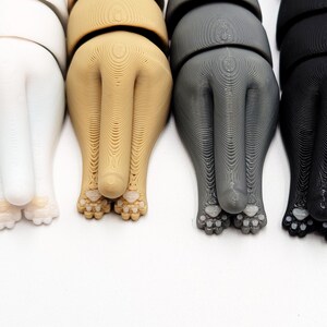 Flexible Cat Fidget Toy - Unique 3D Printed Miniature Gift for Cat ...
