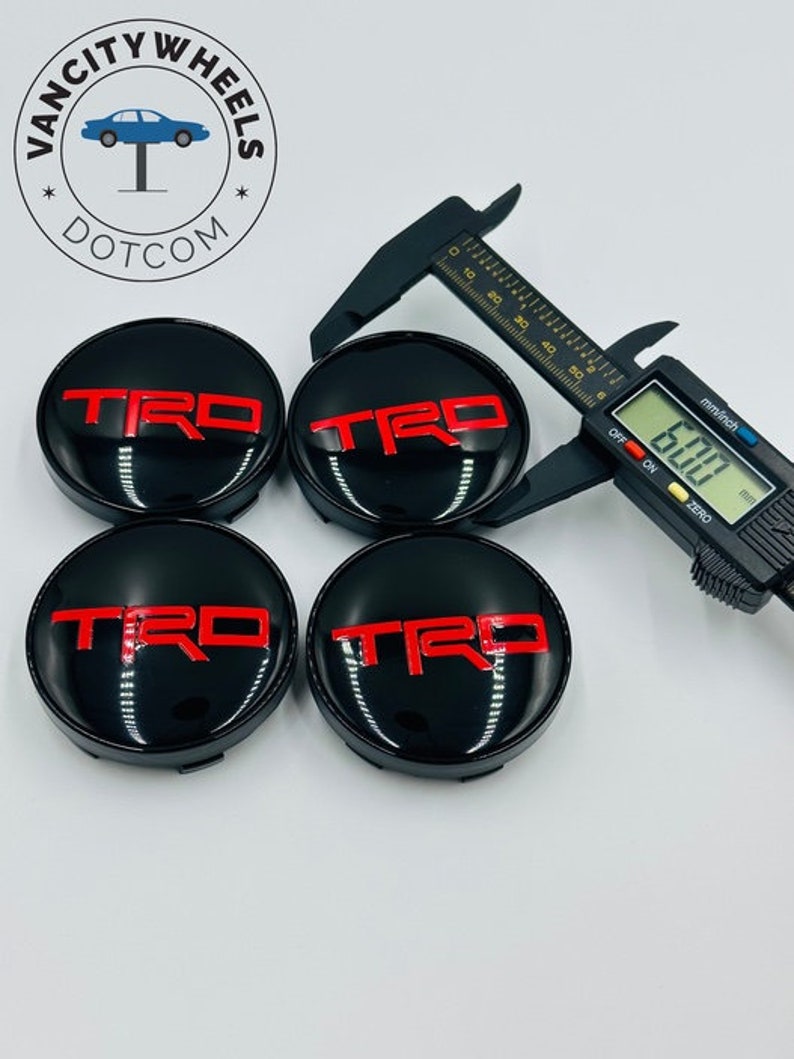 Premium 4pcs Toyota-trd Wheel Center Caps in Varied Sizes & Wheel Cap ...
