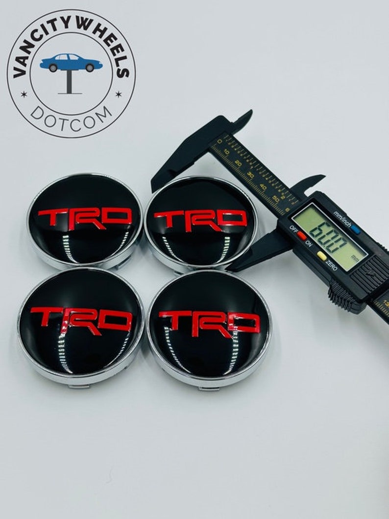 Premium 4pcs Toyota-trd Wheel Center Caps in Varied Sizes & Wheel Cap ...