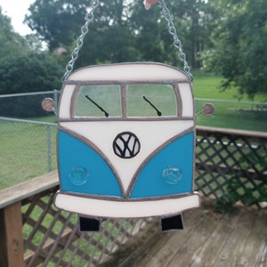 Stained Glass VW Bus - Etsy UK