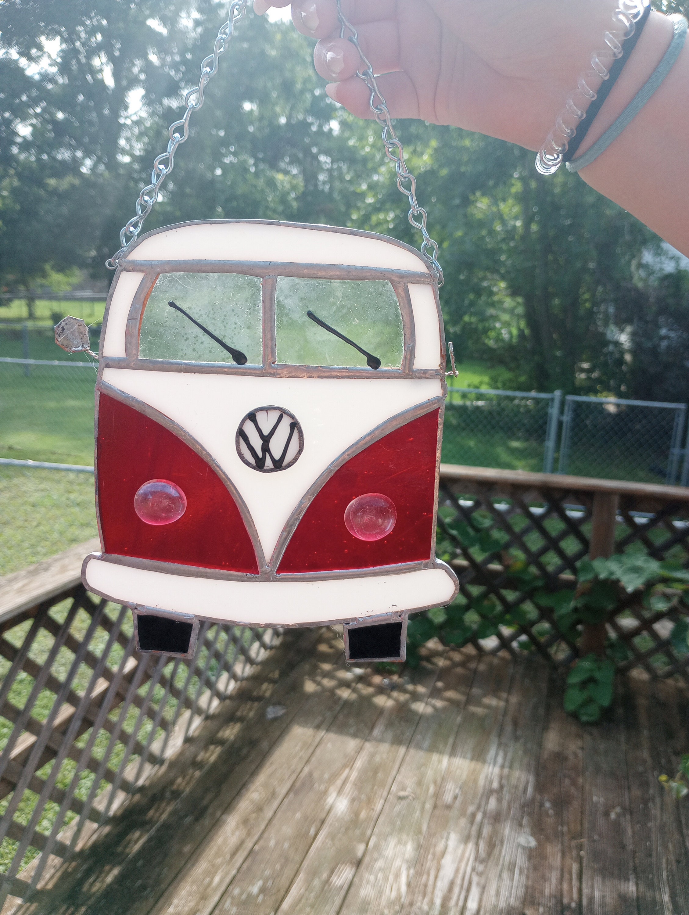 Stained Glass VW Bus - Etsy UK