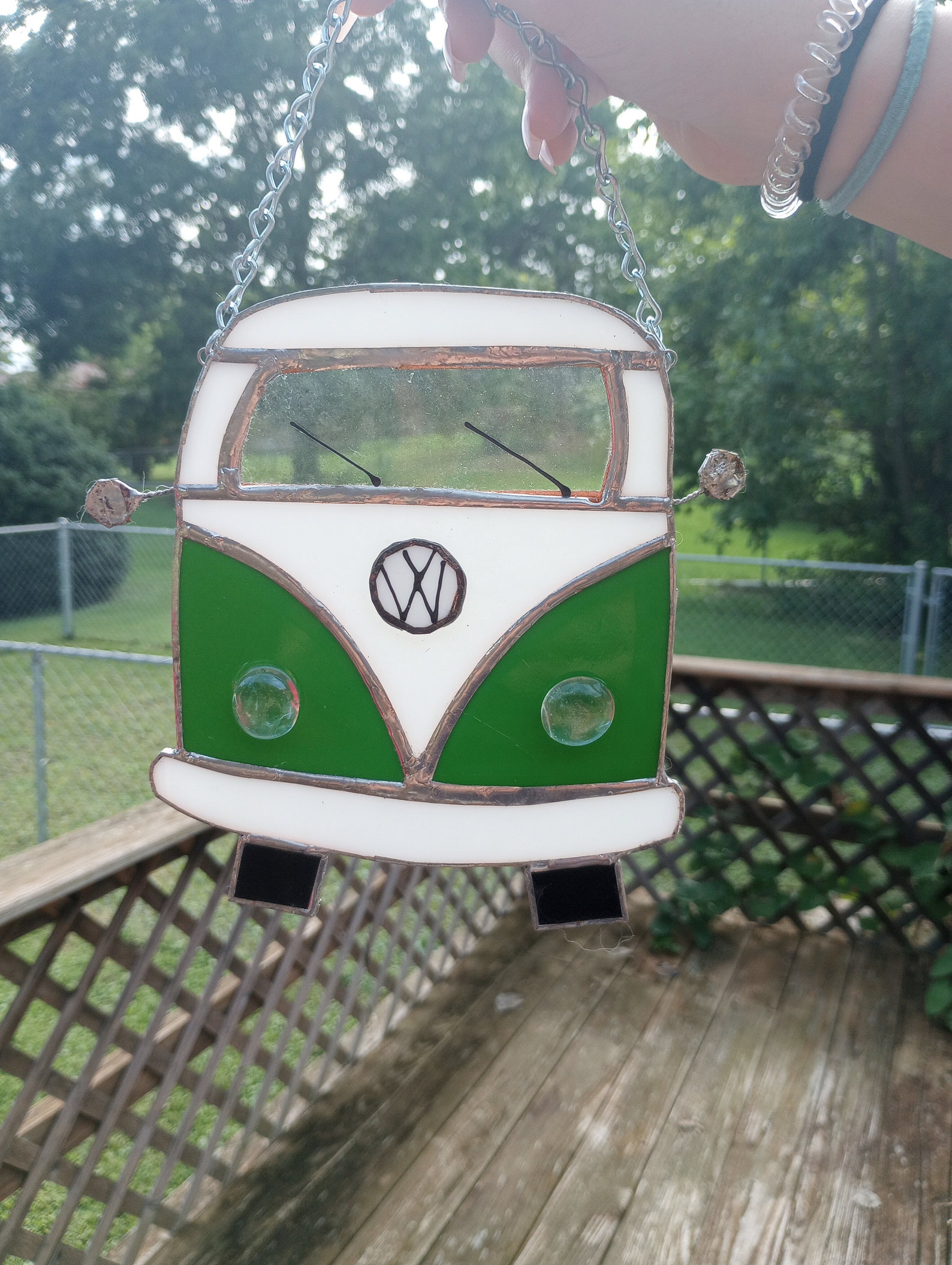 Stained Glass VW Bus - Etsy UK