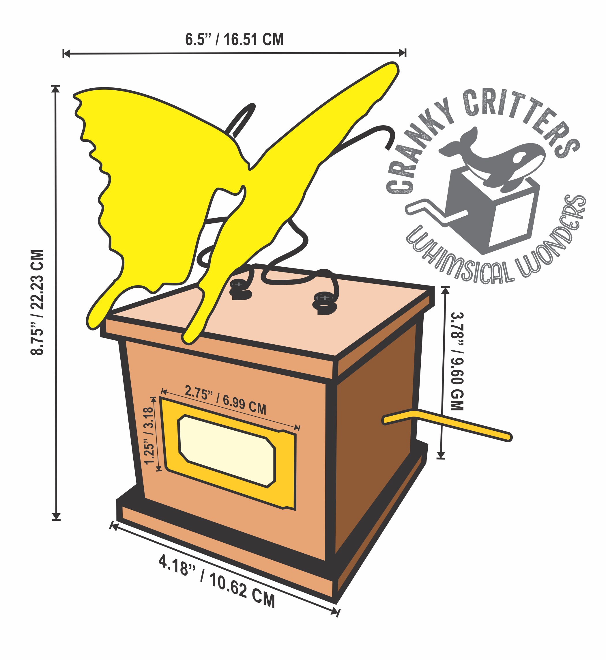 Monarch Butterfly Automaton - Cedar and Basswood - Kinetic Art ...
