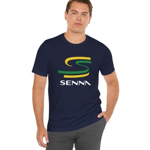 Ayrton Senna Logo Unisex T-shirt for Men & Women , Mclaren Mp4 ,formula ...