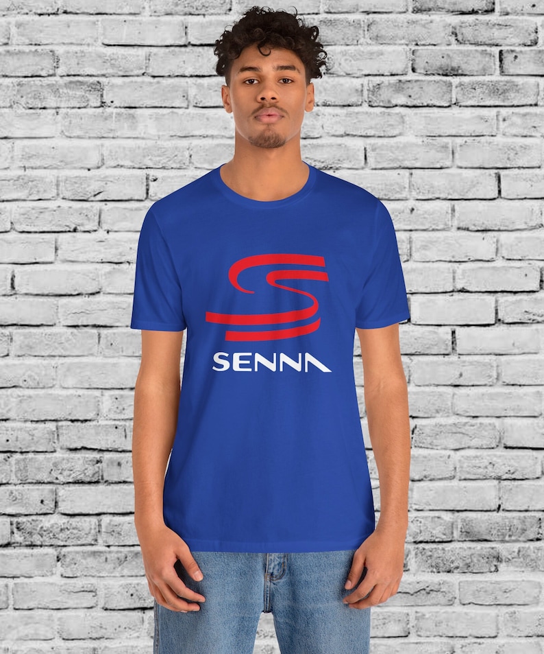 Ayrton Senna Logo Unisex T-shirt for Men & Women , Mclaren Mp4 ,formula ...