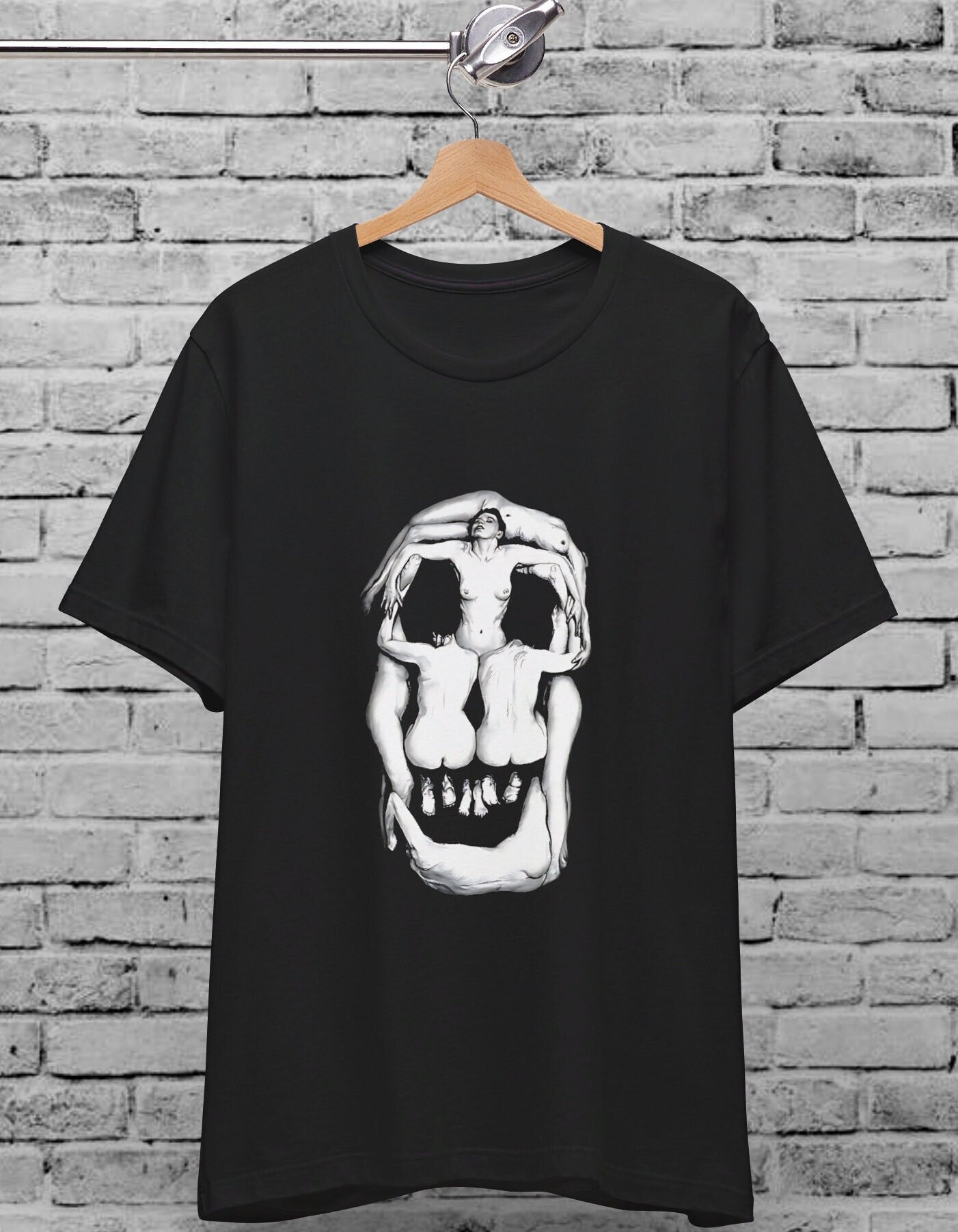 Salvador Dali Skull Shirt - Etsy Salvador Dali Skull Shirt - Etsy
