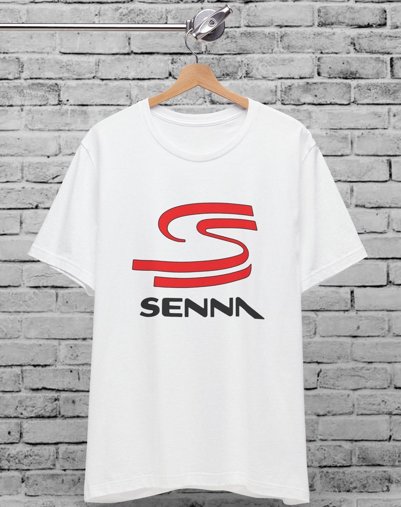 Ayrton Senna Logo Unisex T-shirt for Men & Women , Mclaren Mp4 ,formula ...