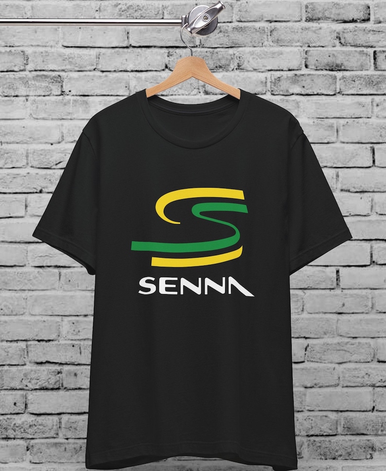 Ayrton Senna Logo Unisex T-shirt for Men & Women , Mclaren Mp4 ,formula ...