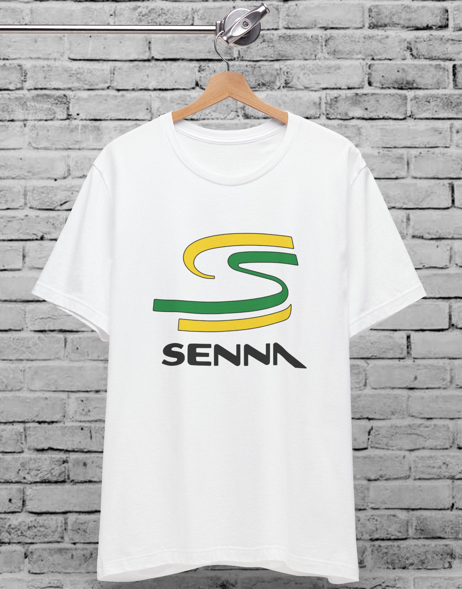 Ayrton Senna Logo Unisex T-shirt for Men & Women , Mclaren Mp4 ,formula ...