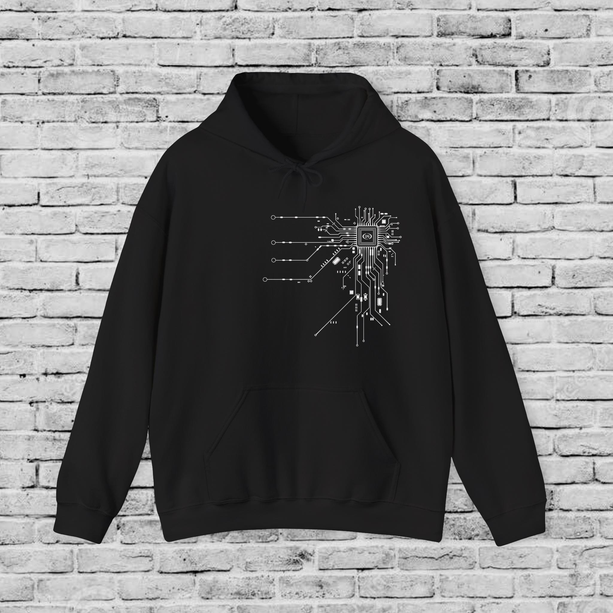 CPU Circuit Board Hoodie: Tech Geek Gift - Etsy