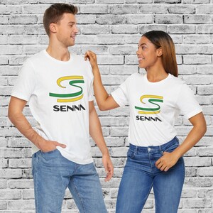 Ayrton Senna Logo Unisex T-shirt for Men & Women , Mclaren Mp4 ,formula ...