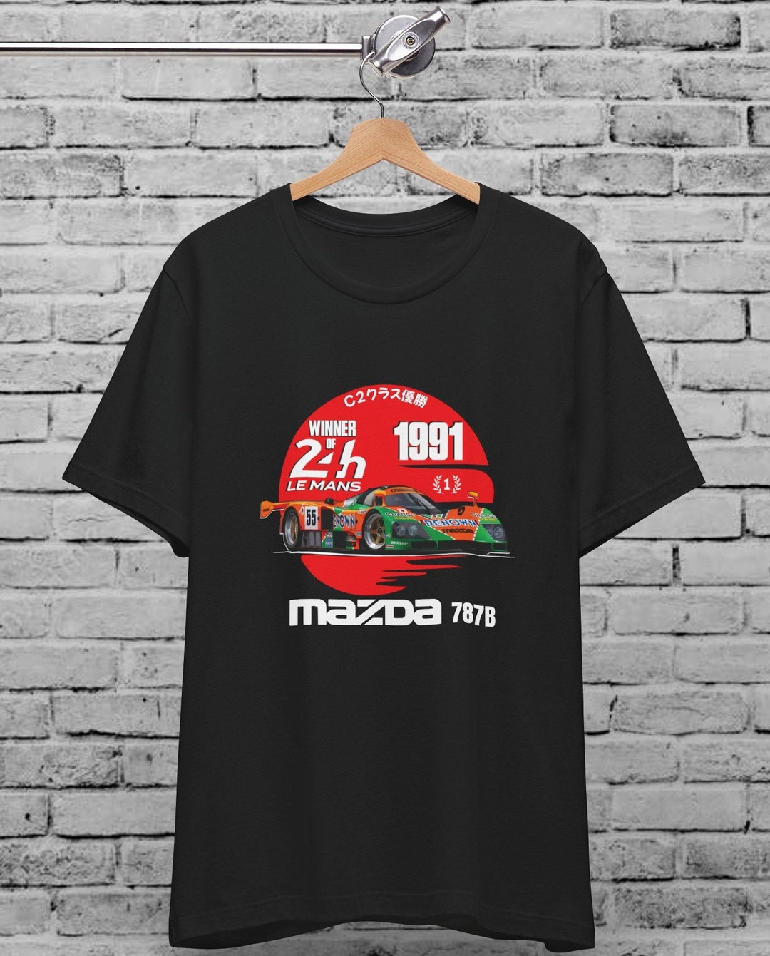 Mazda 728B Le Mans Unisex T-shirt, Japanese JDM Car , Le Mans 24 Shirt ...