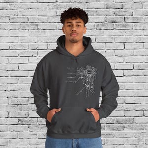CPU Circuit Board Hoodie: Tech Geek Gift - Etsy