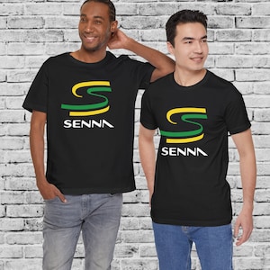Ayrton Senna Logo Unisex T-shirt for Men & Women , Mclaren Mp4 ,formula ...