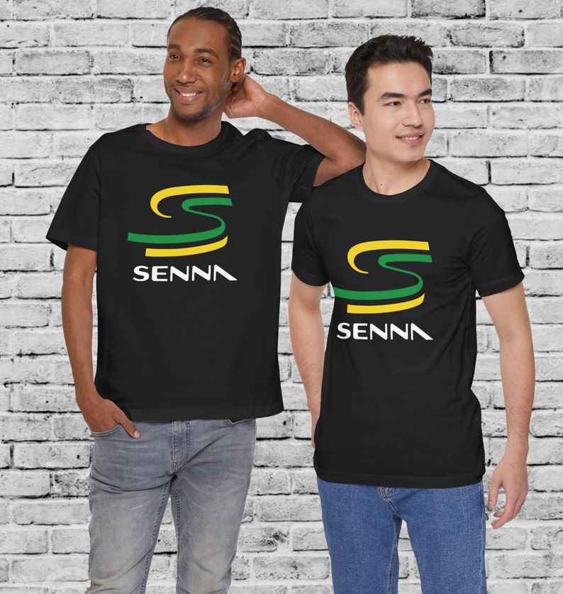 Ayrton Senna Logo Unisex T-shirt for Men & Women , Mclaren Mp4 ,formula ...