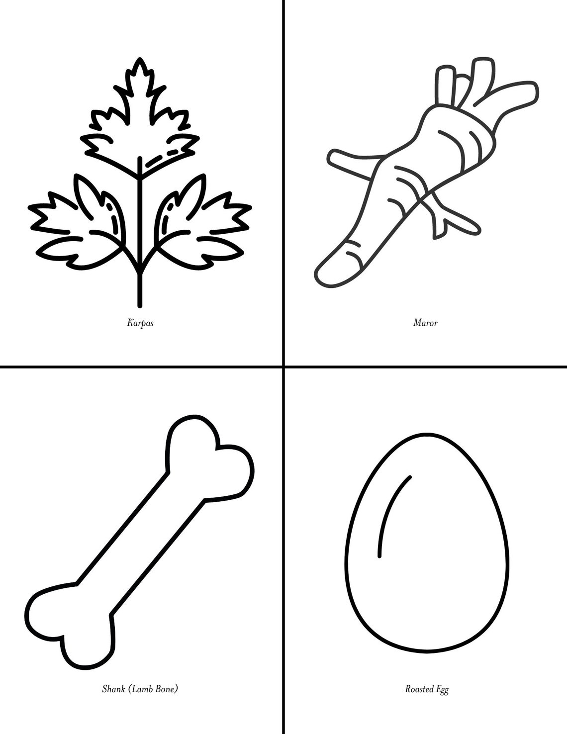 Messianic Passover Activities for Christian Children: Coloring Page ...