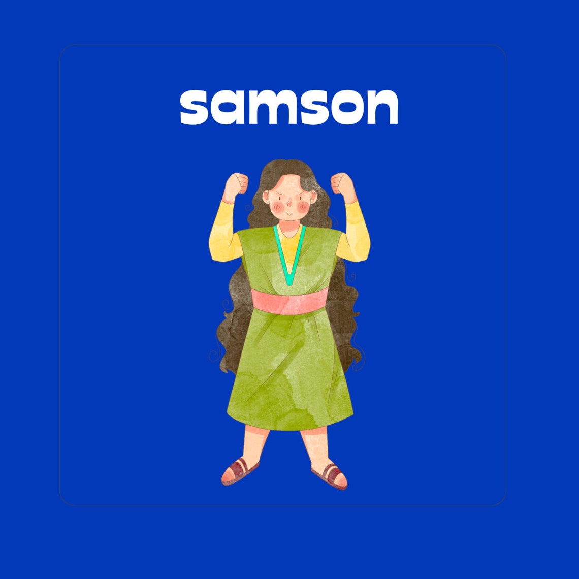 Old Testament Character Flash Cards - Etsy