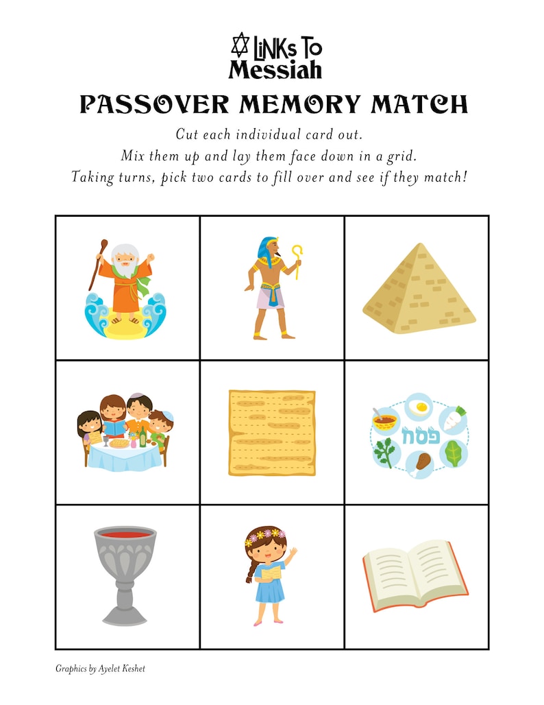 Messianic Passover Activities for Christian Children: Coloring Page ...