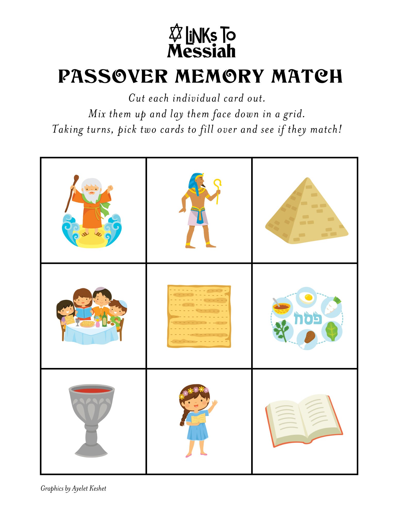 Messianic Passover Activities for Christian Children: Coloring Page ...