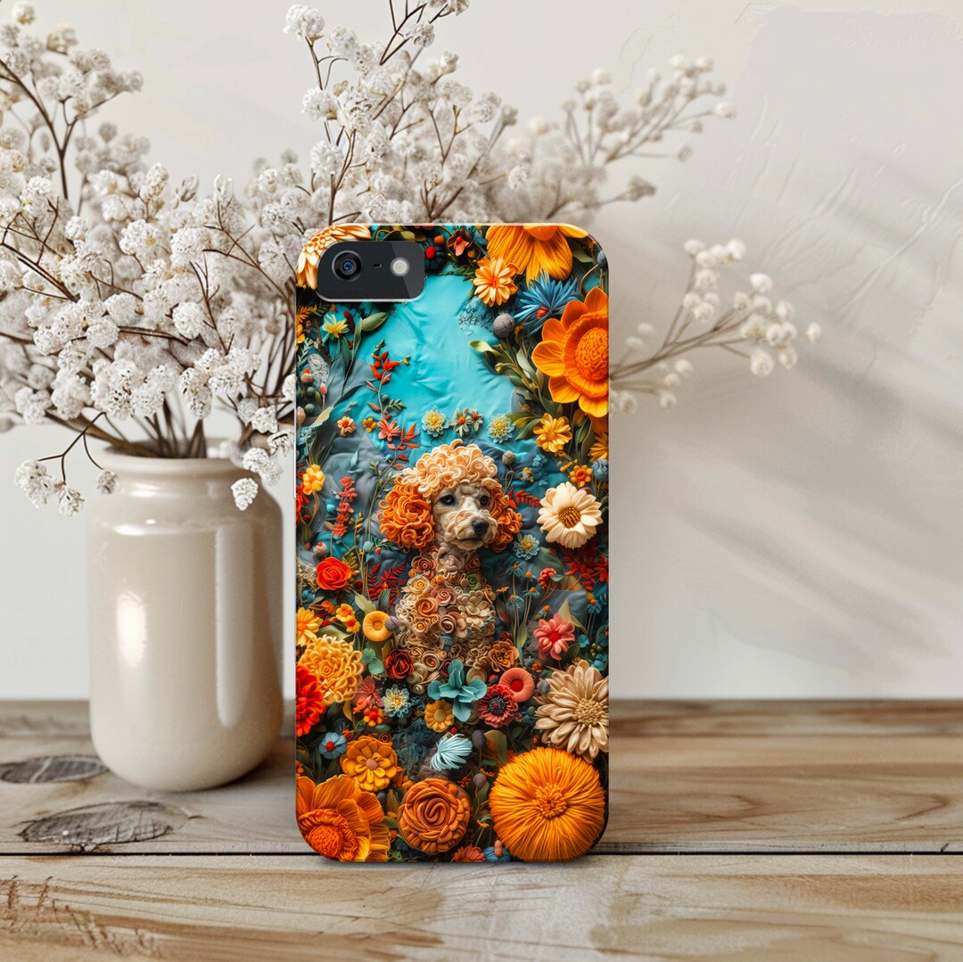 Cute Poodle Phone Case Coquette Collage | Gift Idea Dog Lover Popular ...