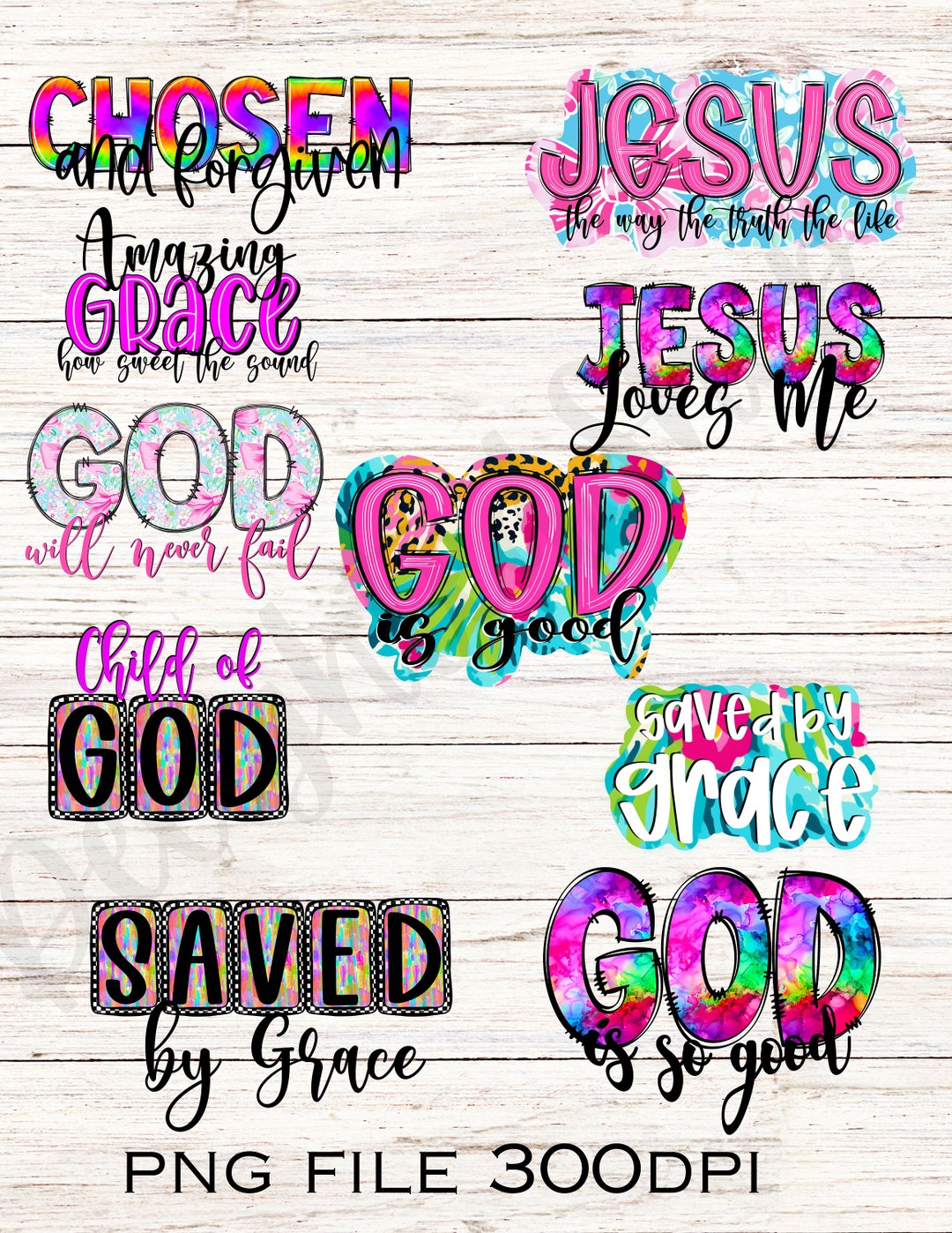 Christian Bundle Png Files, Christian Png File, Bible Verse Png ...
