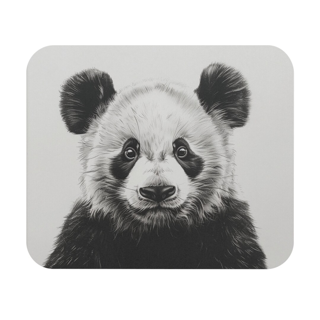 Panda Computer Gaming Mouse Pad rectangle - Etsy