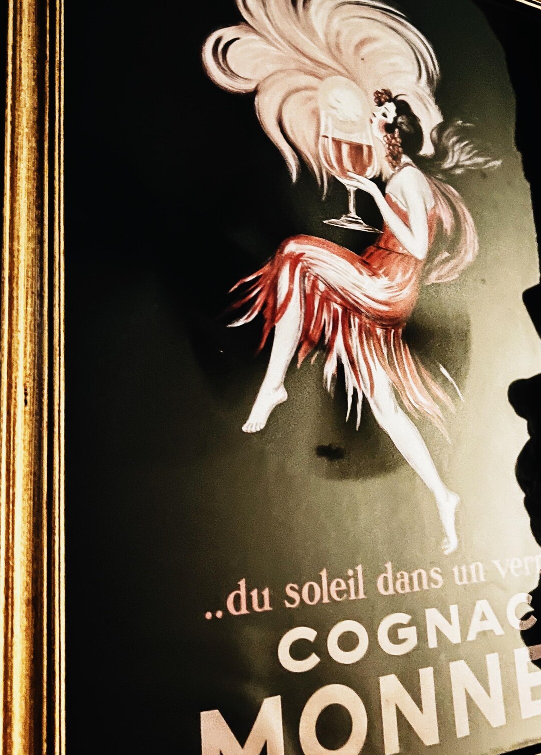 Leonetto Cappiello Cognac Monnet Sunset in A Glass Vintage French ...