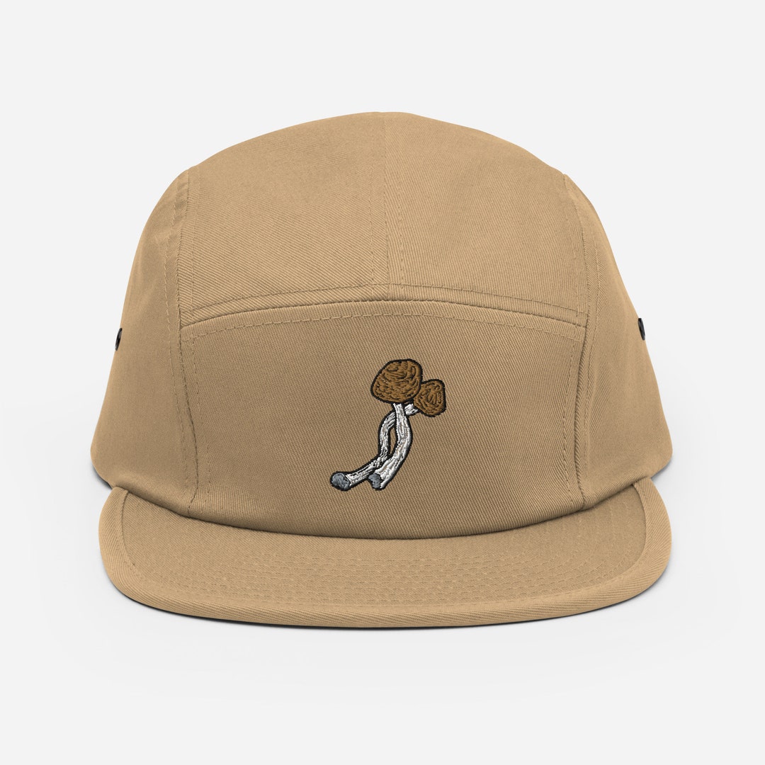 Shrooms - Custom Embroidered Panel Camp Hat - Etsy